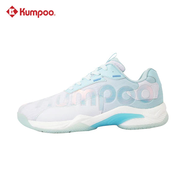 Kumpoo Badminton Shoes KH-D72PRO L.Y White/Blue – BadmintonMart