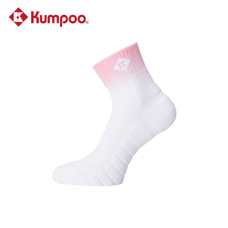 Kumpoo Badminton Socks KSO-406 Ombre Pink – BadmintonMart