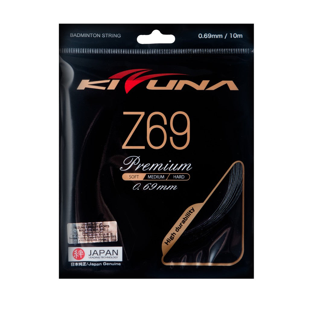 Kizuna String Z69 Black Single Pack – Badminton Mart