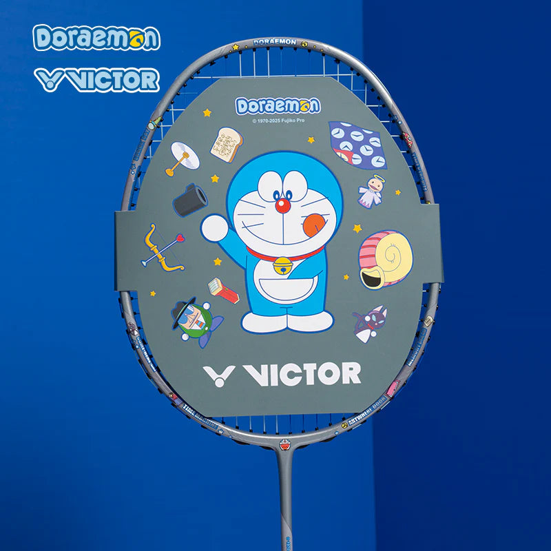 Victor X Doraemon Thruster DRM Badminton Racquet TK-DRM Charcoal Gray ...